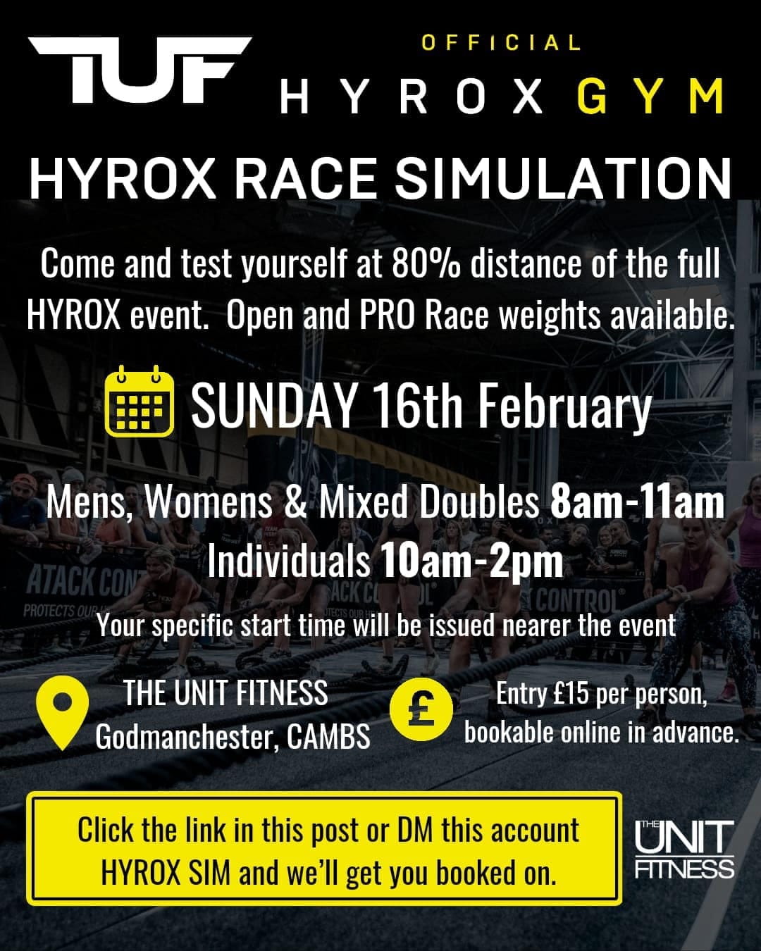 Hyrox Simulation Finder | Hybrid Athlete Club